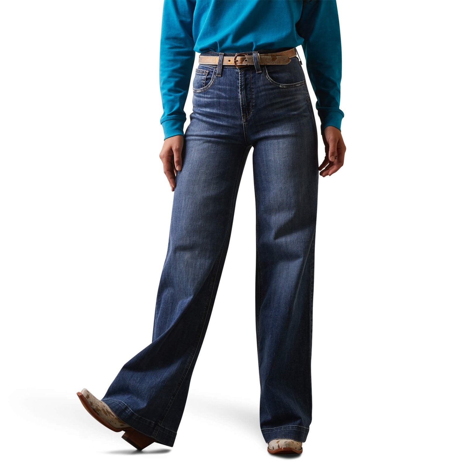Ultra High Rise Jazmine Wide Leg Jean from Ariat – High Call Outfitters