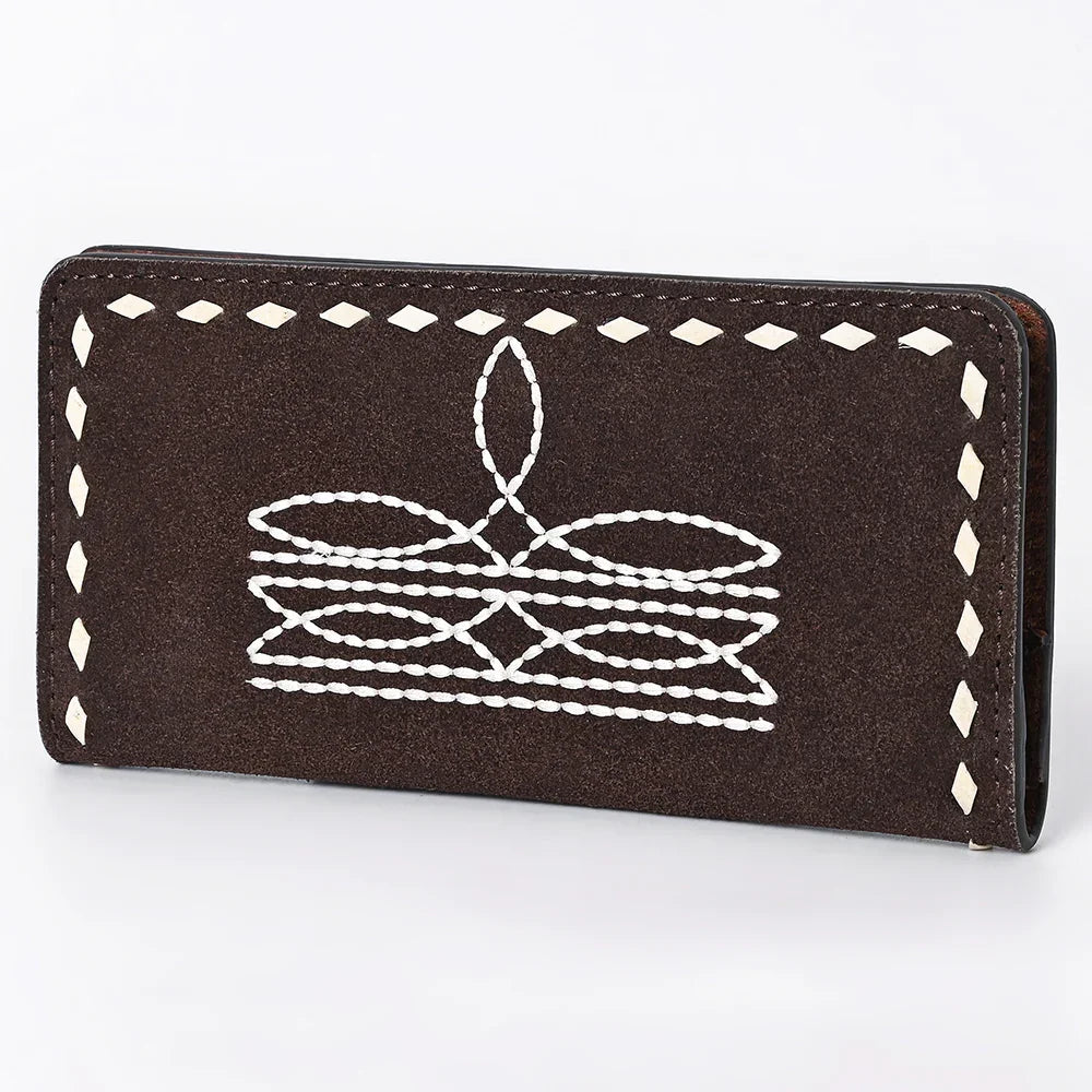 Boot Stitch Suede Wallet from American Darling – High Call Outfitters
